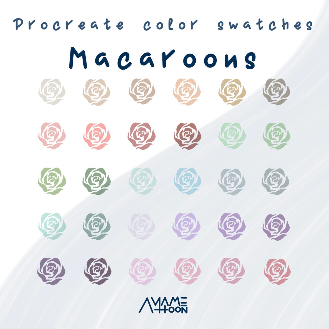 Procreate Color Palette Procreate Color Swatches Procreate | Etsy