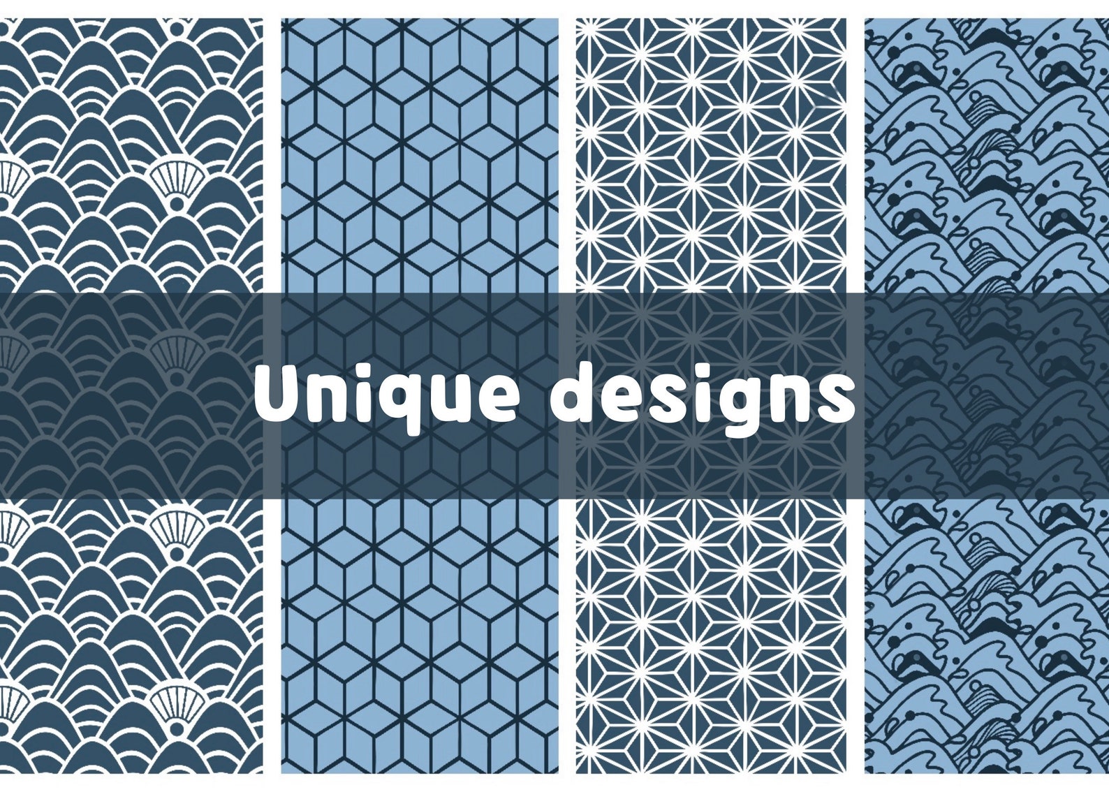 20 Japanese Procreate Pattern Brush Set 1 Seamless Brush - Etsy