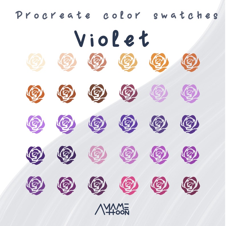 Procreate Color Palette Procreate Color Swatches Procreate | Etsy