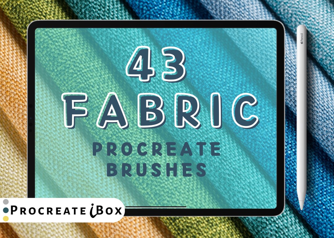 43 Procreate Fabric Brushes Procreate Denim Texture - Etsy
