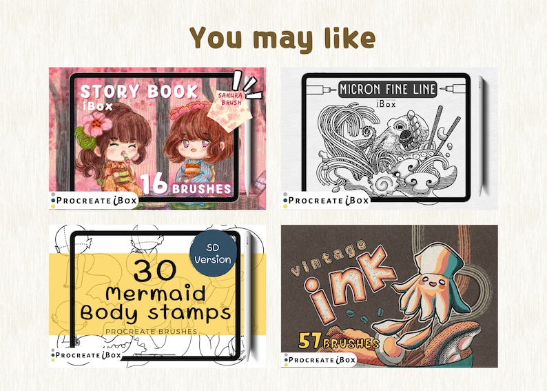 15 Procreate Doodle Brushes Procreate Texture Brushes Cute - Etsy