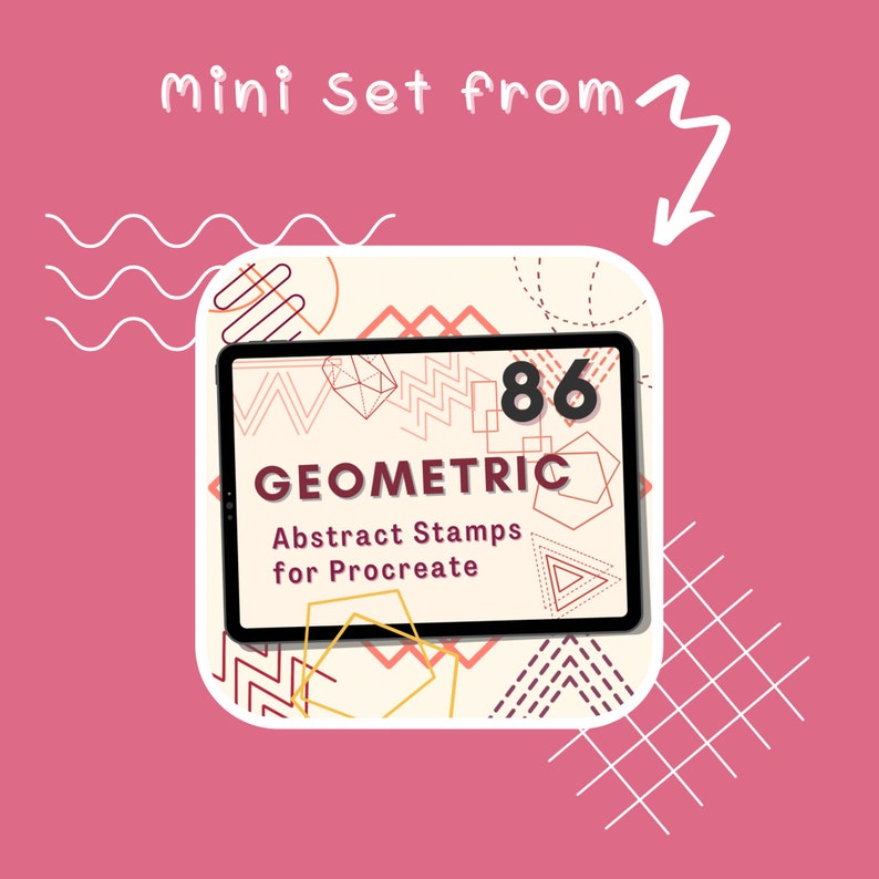 3D Shape Stamp Brushes for Procreate Procreate 3D Stamps | Etsy