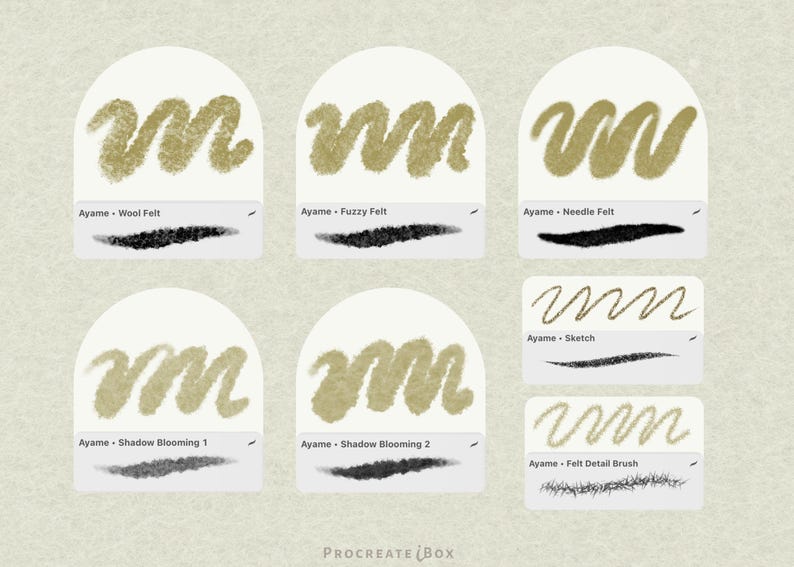 Procreate Needle Felt Brushes: Wool Texture, Felt Art (digital Download ...