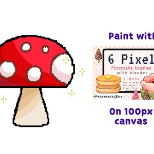 50 Pixel Stamps Procreate Brushes | Procreate Stamps | Pixel Art | Game ...