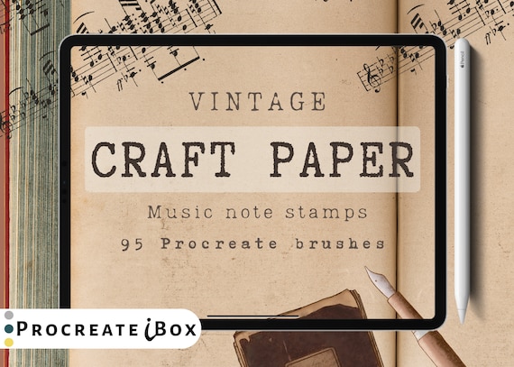 Craft Paper Procreate Brushes Procreate Vintage Brushes - Etsy