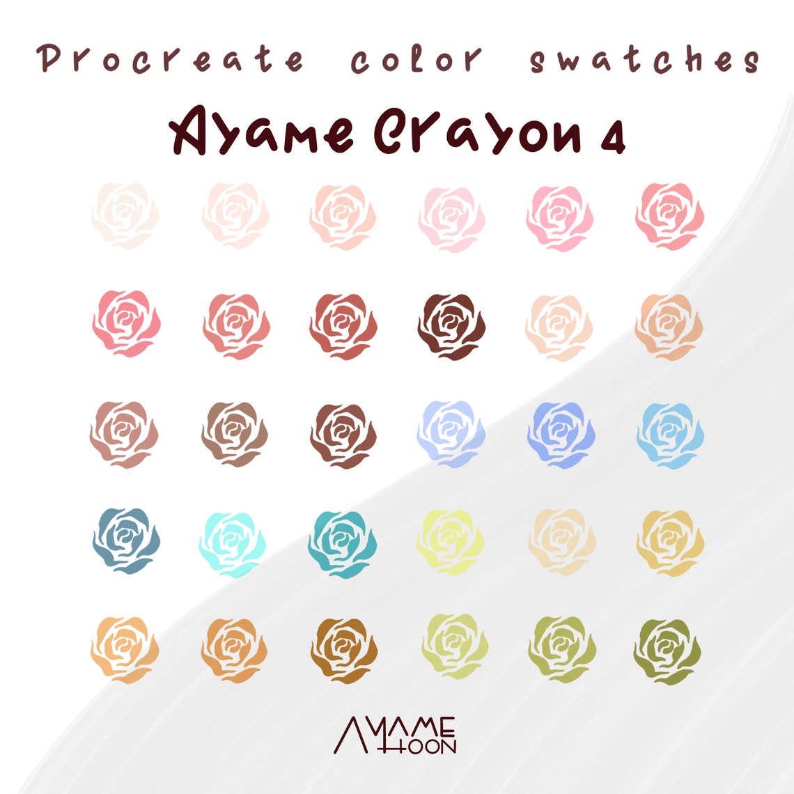 Procreate Color Palette Procreate Color Swatches Procreate - Etsy