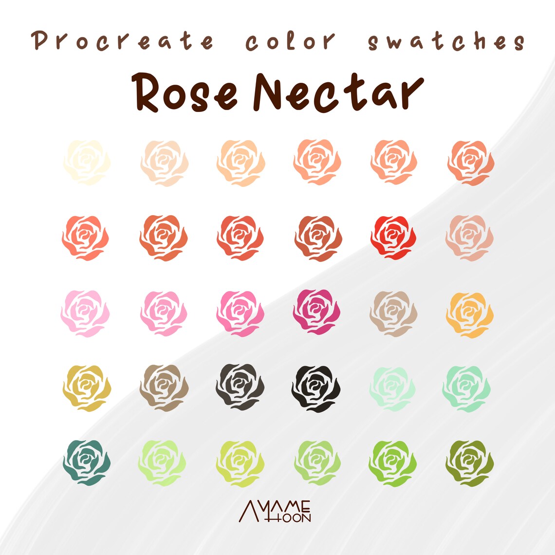 Procreate Color Palette Procreate Color Swatches Procreate - Etsy