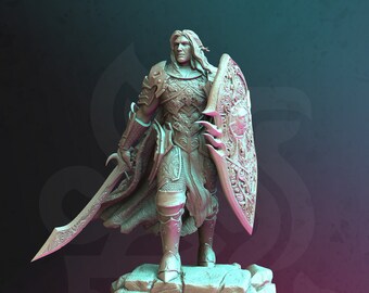 Quorenderi the Lord of the Depths 32mm / 28mm / 75mm Ideal for Tabletop ...