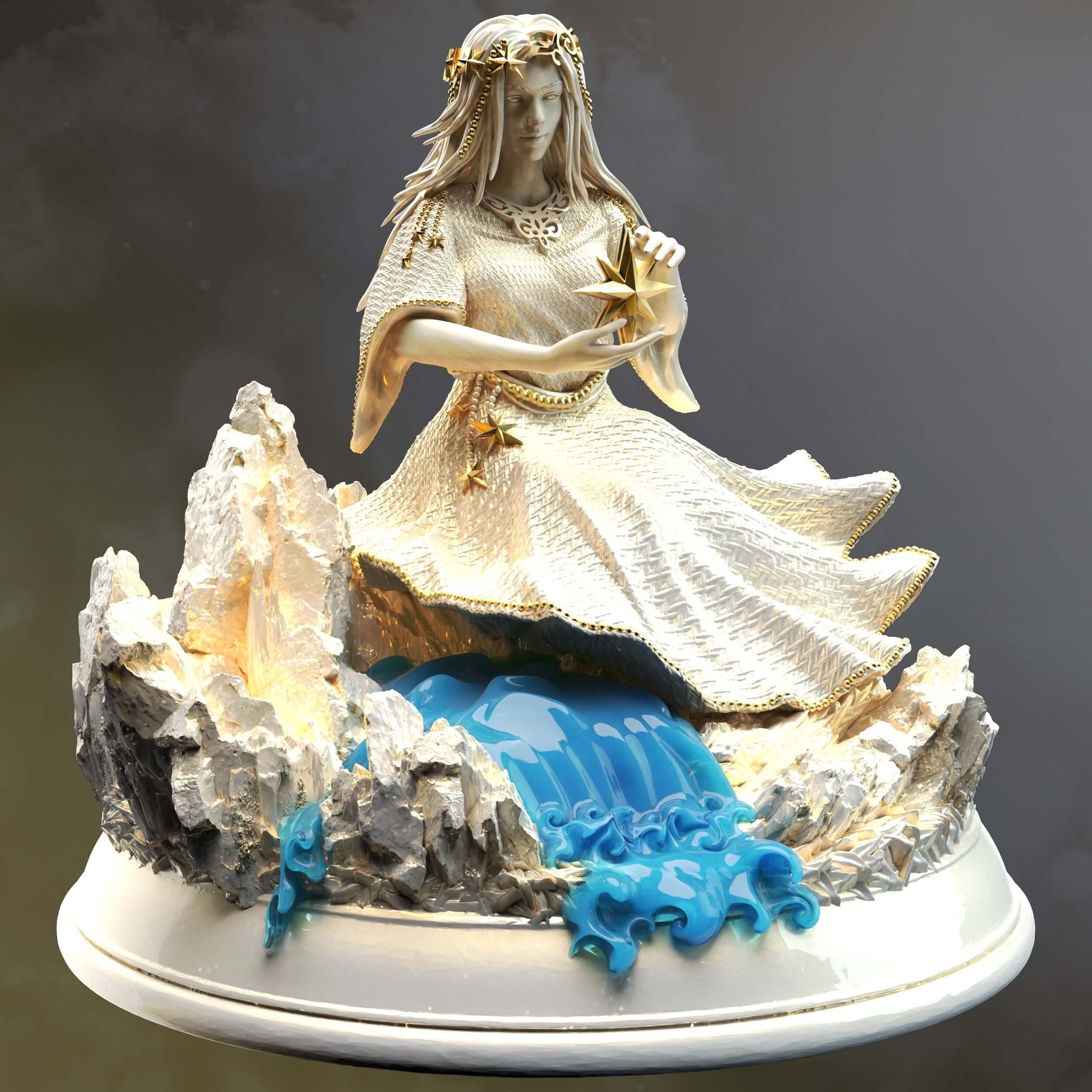 Minera the Mother of Creation 32mm / 28mm / 75mm Ideal for - Etsy