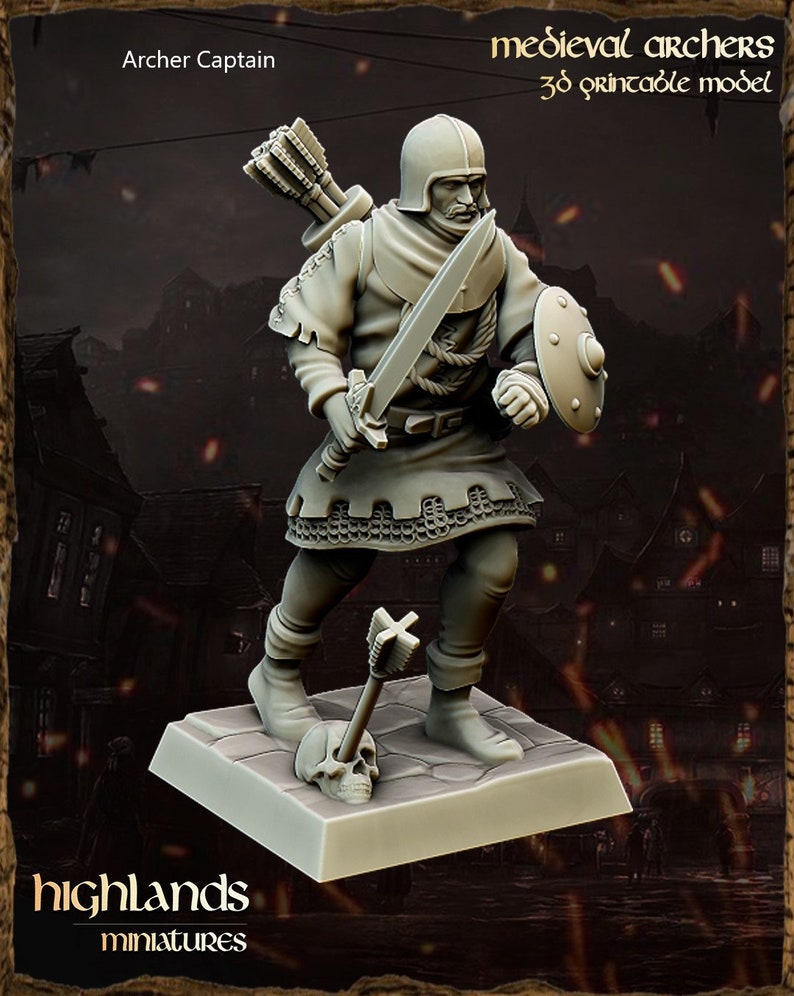 Medieval Archers 32mm / 28mm Ideal for Tabletop Rpgs - Etsy UK