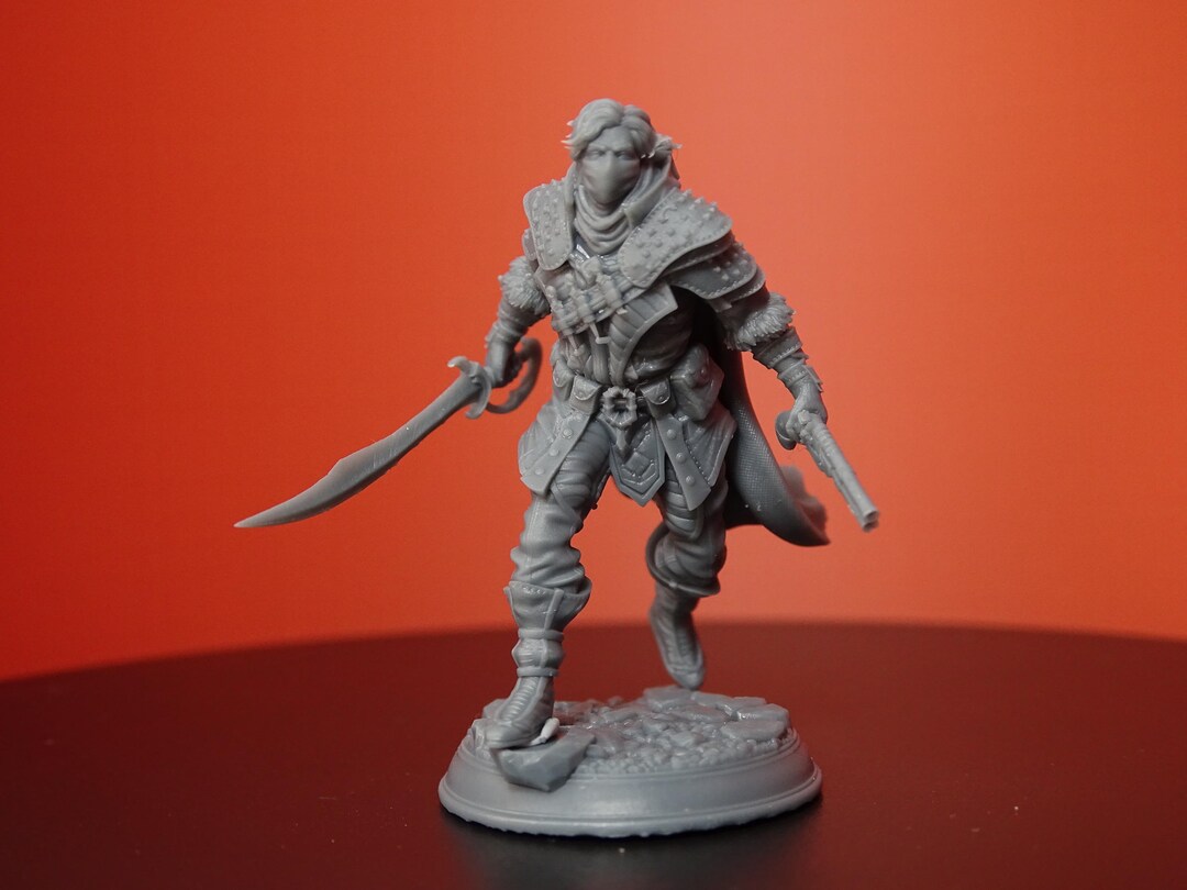 Derrick the Fin | Premium Resin DND Miniature | Hand Cleaned | 28mm ...