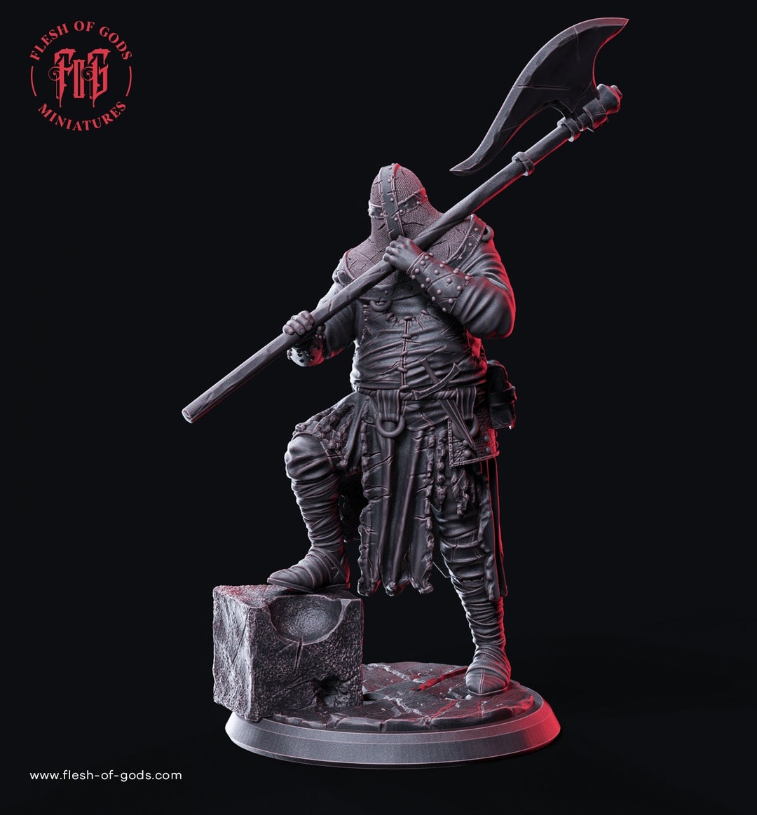 The Executioner 32mm / 28mm / 75mm Ideal for Tabletop Rpgs - Etsy