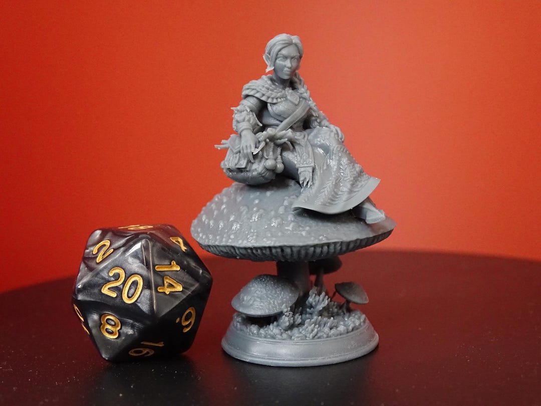 Cordelia - Druid of Spores | Premium Resin DND Miniature | Hand Cleaned ...