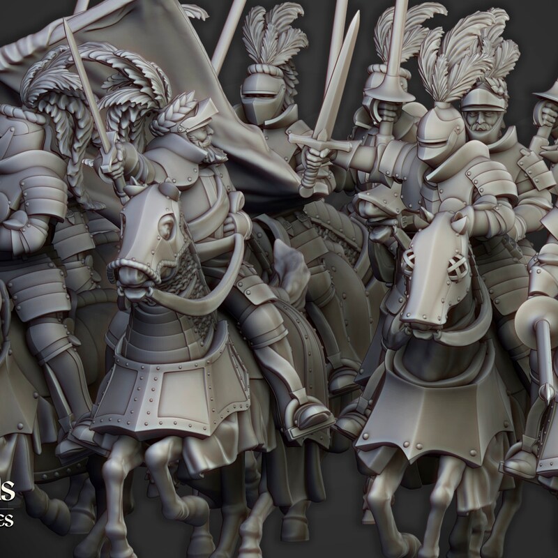 Knights on Horseback - Etsy