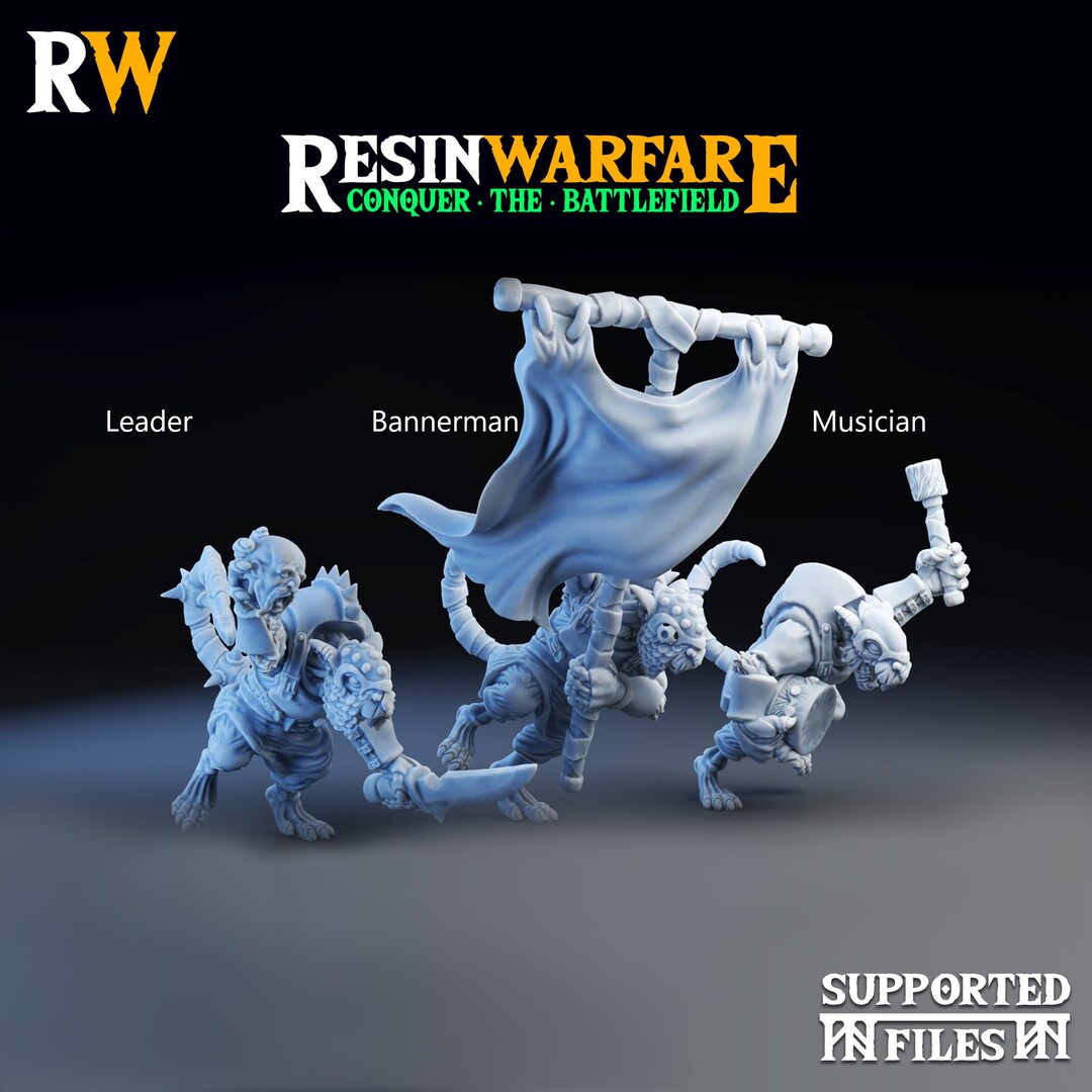 Vermin Warrior | Infinite Legions | Premium Resin DND Miniature | Hand ...