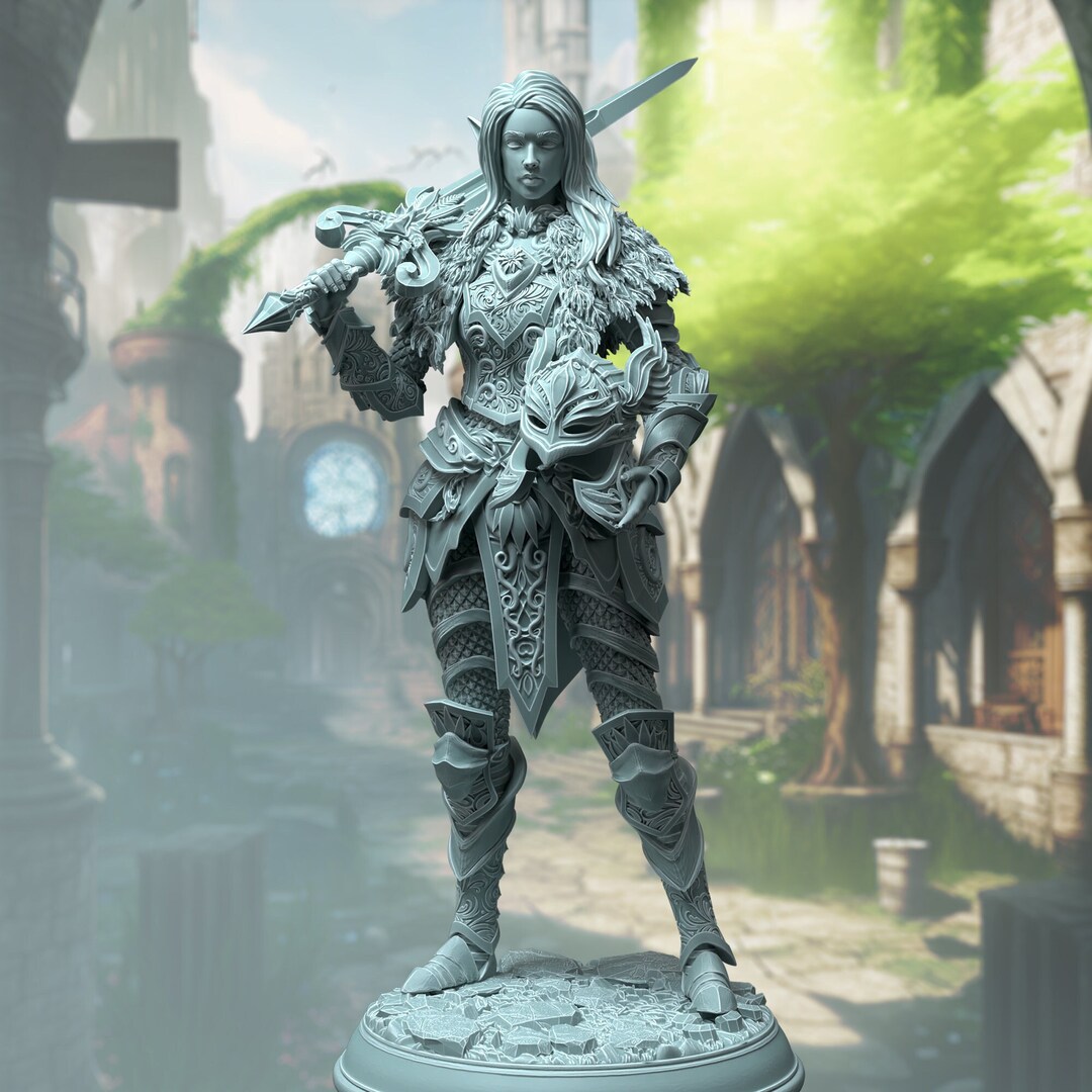 Celathyn | Premium Resin DND Miniature | Hand Cleaned | 28mm 32mm 75mm ...