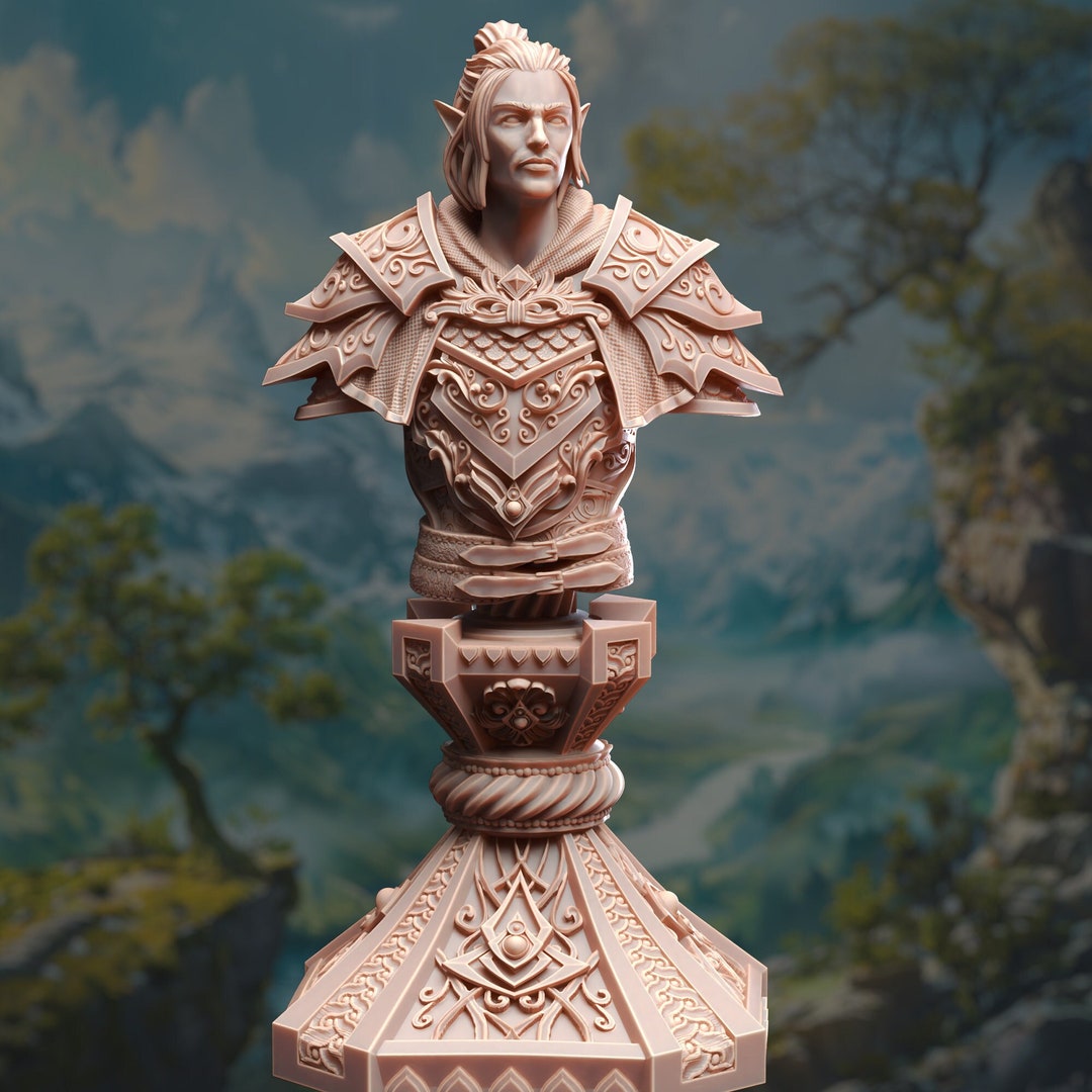Ervion Ro Estel, Elven Monster Hunter Ranger | Bust | Ideal for ...