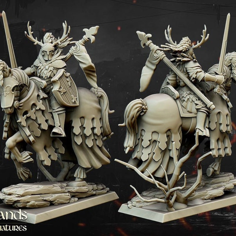 Dnd Mini Mounted Knight - Etsy UK