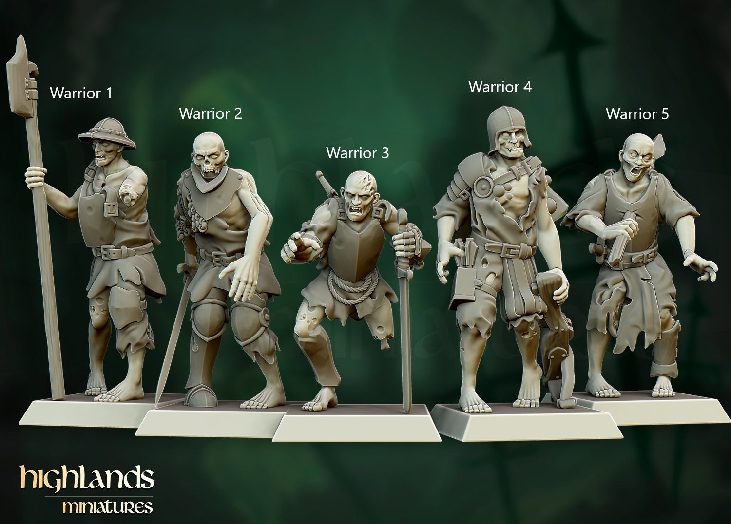 Zombie Horde 32mm / 28mm Ideal for Tabletop Rpgs | Etsy