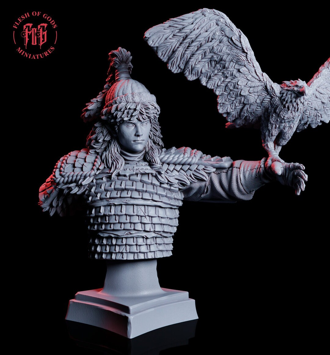 Highland Elf Hunter Bust Ideal for Tabletop Rpgs Dungeons and Dragons ...