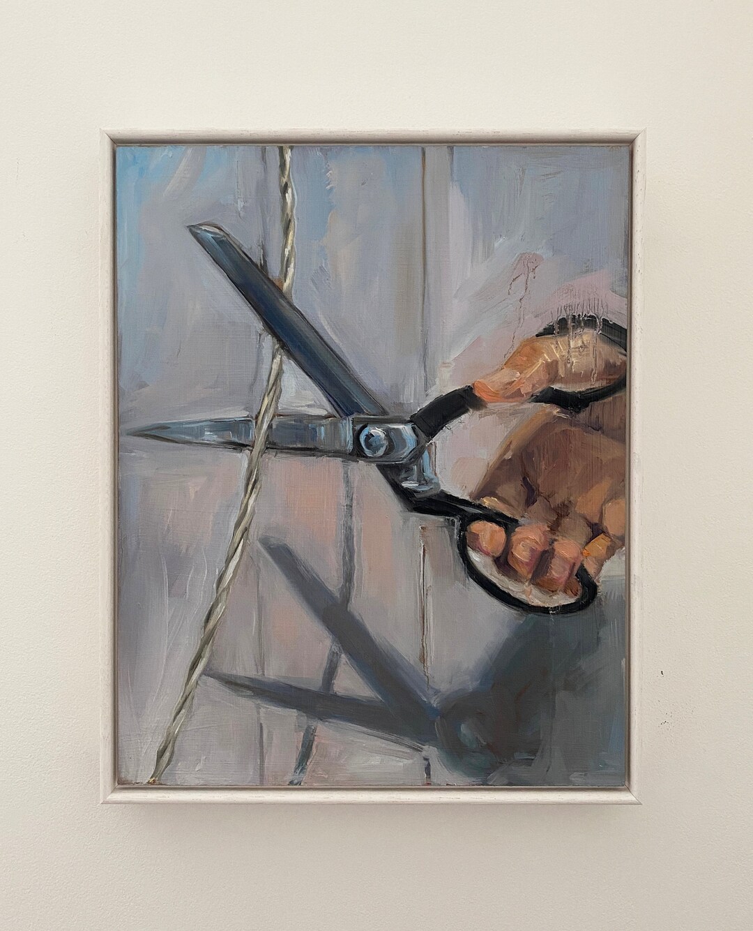 Cut the Cord. Original Oil Painting, Original Art. - Etsy