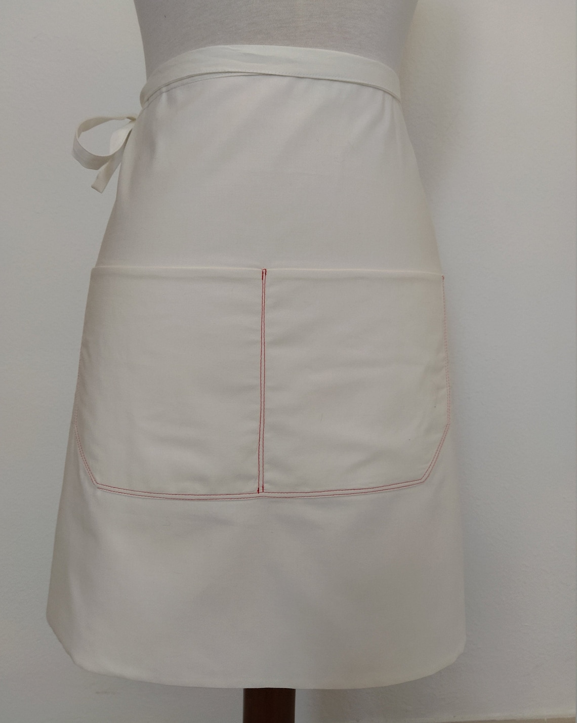 Delantal blanco | Etsy España