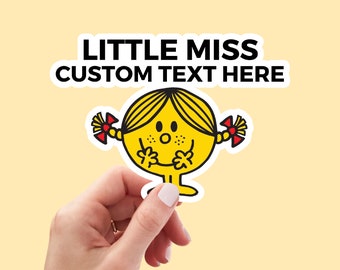 Little Miss Custom Sticker - Etsy