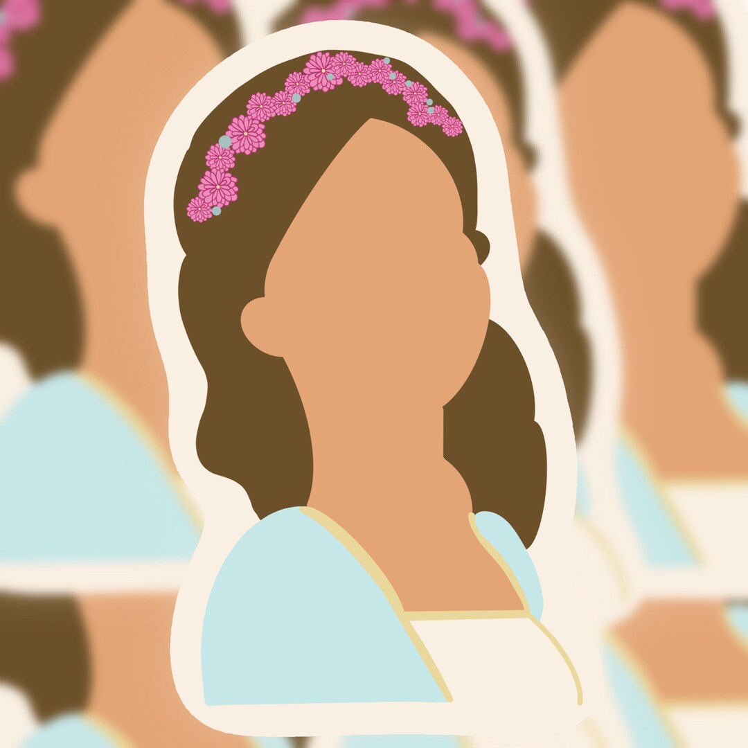 Princess and the Pauper Erica Sticker - Etsy