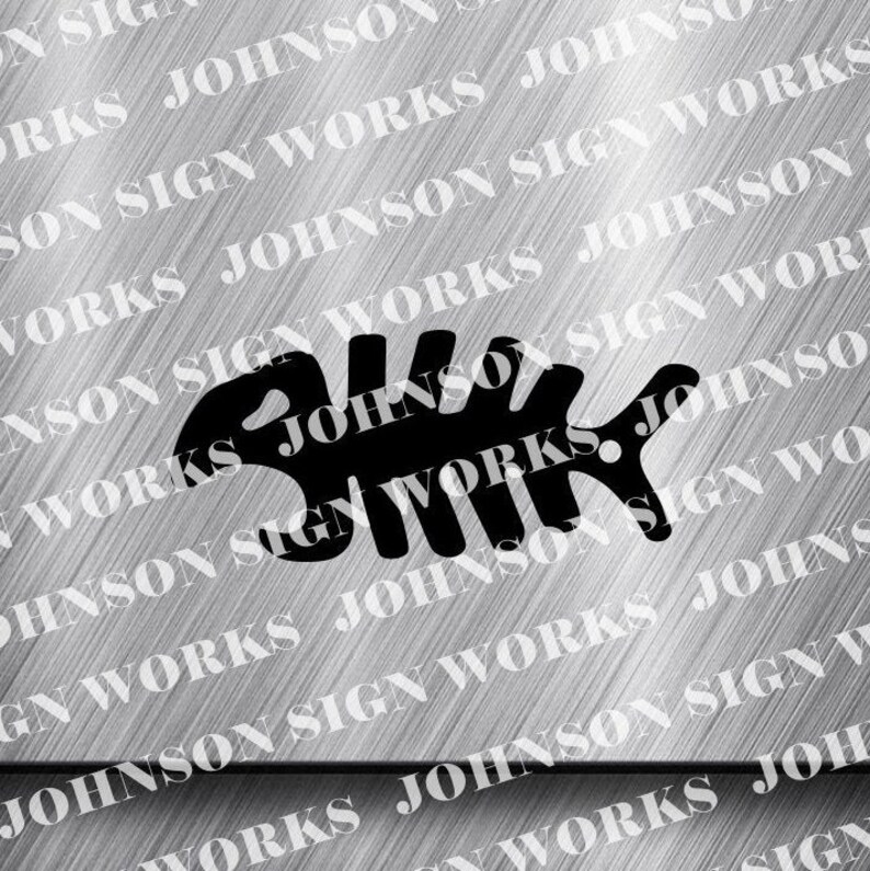 Skeleton Fish Bottle Opener Dxf File, Digital Download, Plasma Cutter ...