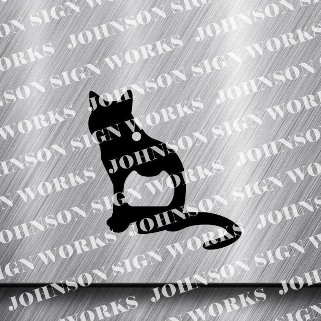 Cat Bottle Opener (dxf, Svg, Pdf, Png), CNC Plasma Laser Cut File ...