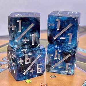 MTG Counter Dice - Set of 4 Dice - Handmade - Etsy