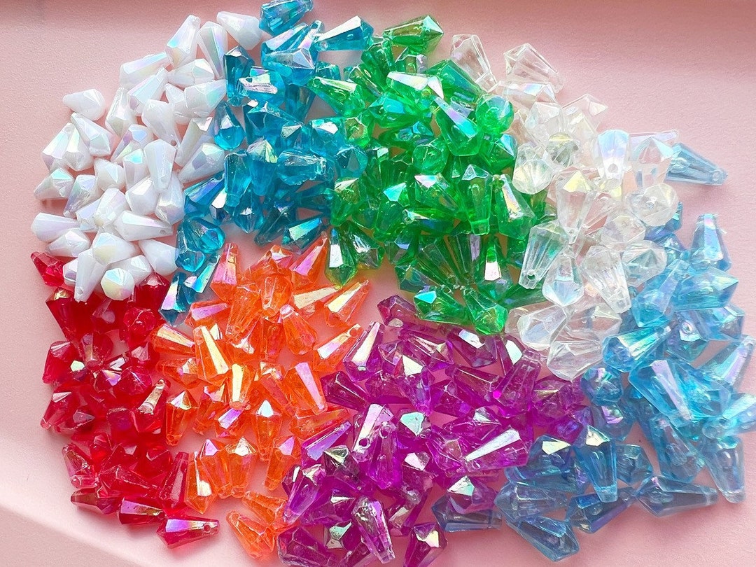 Acrylic Vintage Teardrop, Hmong Bead - Etsy