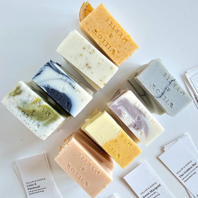Mini Soap Bars Soap Samples Handmade Vegan Soap Natural Skincare Half Bars Small Soap Bars Guest
