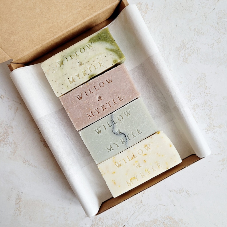 Mini Soap Gift Box Handmade Soap Gift Set Vegan Gift Guest Soap Soap ...