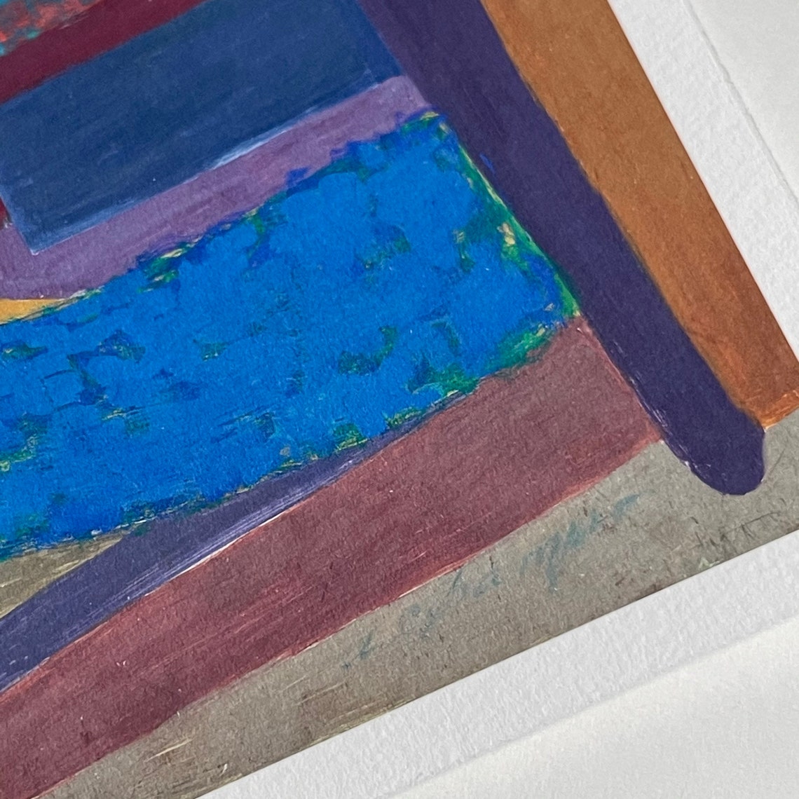 Tribute to Hans Hoffman Abstract | Atlanta Sampson 5 X 6.6 Acrylic ...