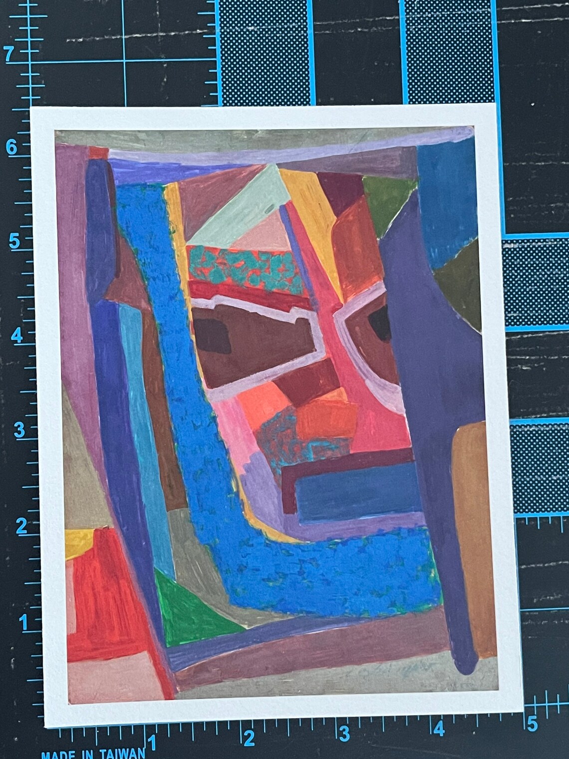 Tribute to Hans Hoffman Abstract | Atlanta Sampson 5 X 6.6 Acrylic ...