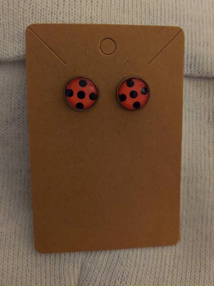 Ladybug Earrings. Ladybug Dress-up. Ladybug Costume Earrings. Ladybug ...