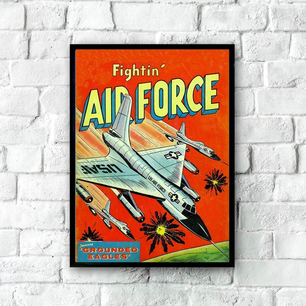 Vintage Air Force Poster - Etsy