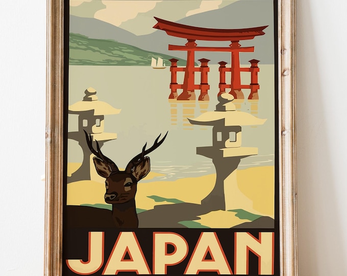 50 Japan Vintage Travel Posters, Japanese Wall Art, Vintage Poster ...
