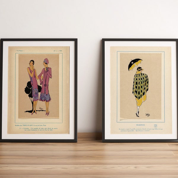 Vintage Style Print - Etsy