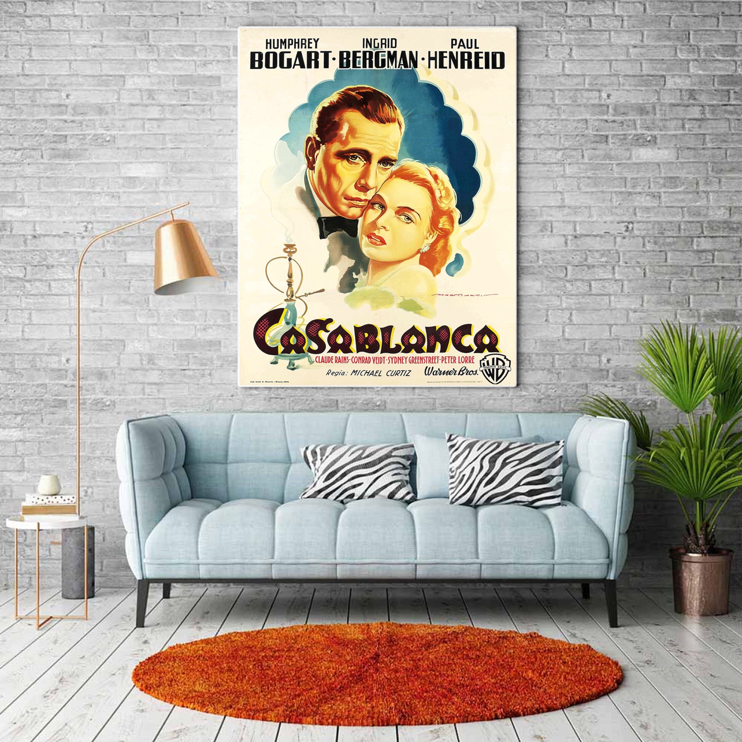 Casablanca Movie Poster 1942, Italian Casablanca Movie Poster sold by ...