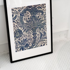 Indigo Art Set of 3, Indigo Wall Art, Indigo Blue Decor, Indian ...