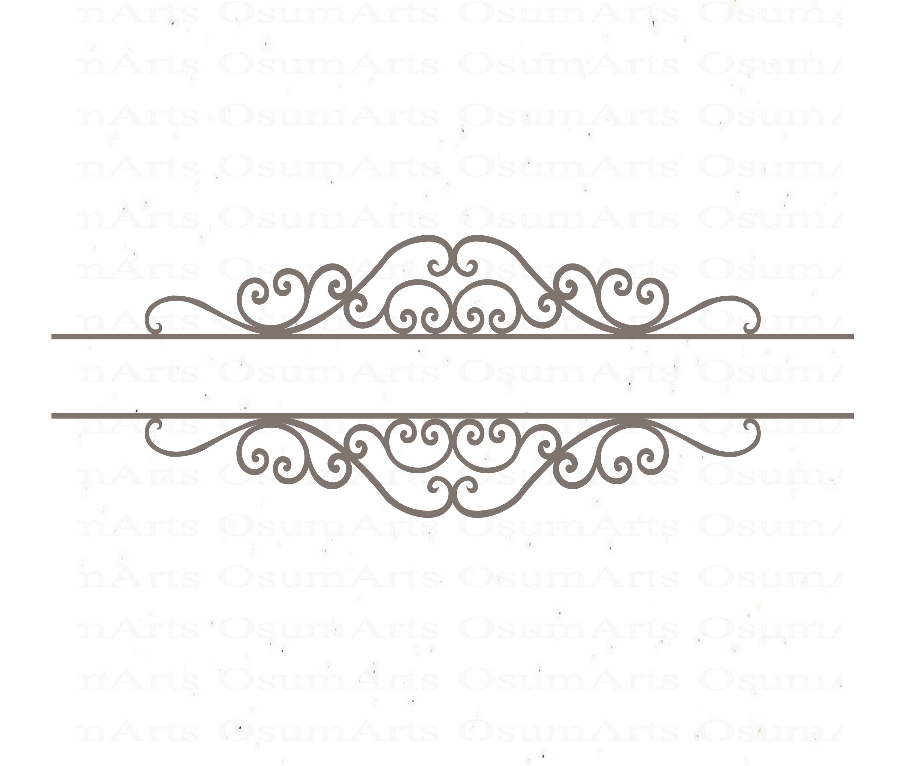 Vintage Decorative Frames SET of 9 Vintage Frames SVG Png - Etsy