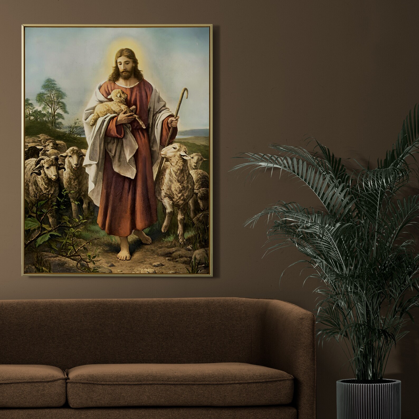 Antique JESUS Print Vintage Jesus Art 1887 Christian Décor - Etsy