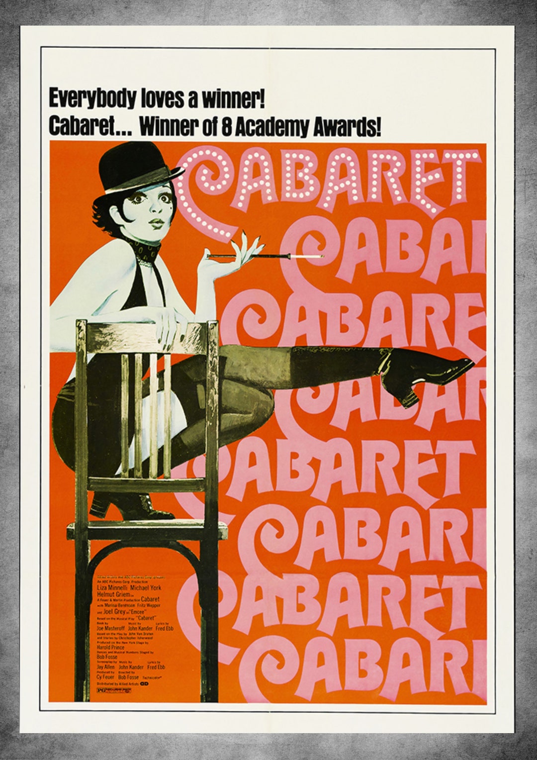 Cabaret Movie Poster Vintage Movie Poster Vintage Film Art - Etsy