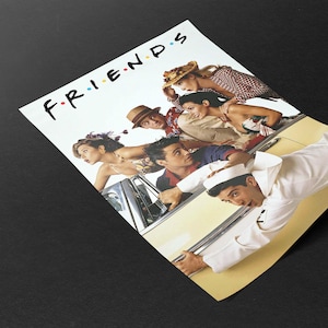 Friends TV Show Poster, Printable TV Show Posters, Funny Posters ...