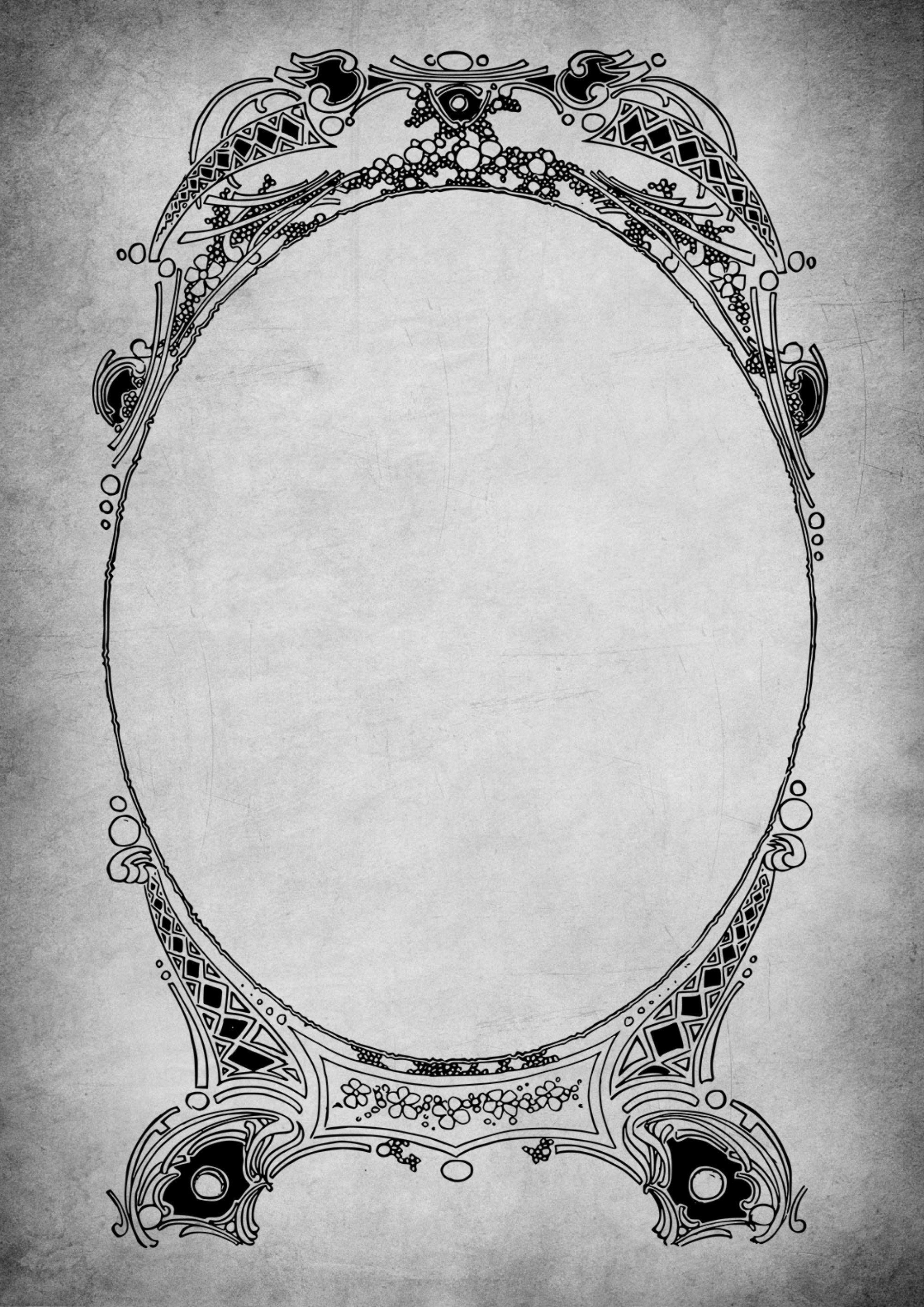 Vintage Victorian Circle Frame SVG Vintage Frames SVG Frame - Etsy Canada