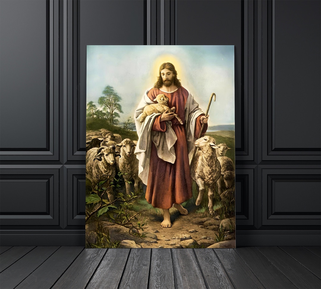 Antique JESUS Print, Vintage Jesus Art 1887, Christian Décor, Jesus ...