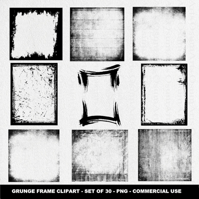 Distressed Frames - Etsy