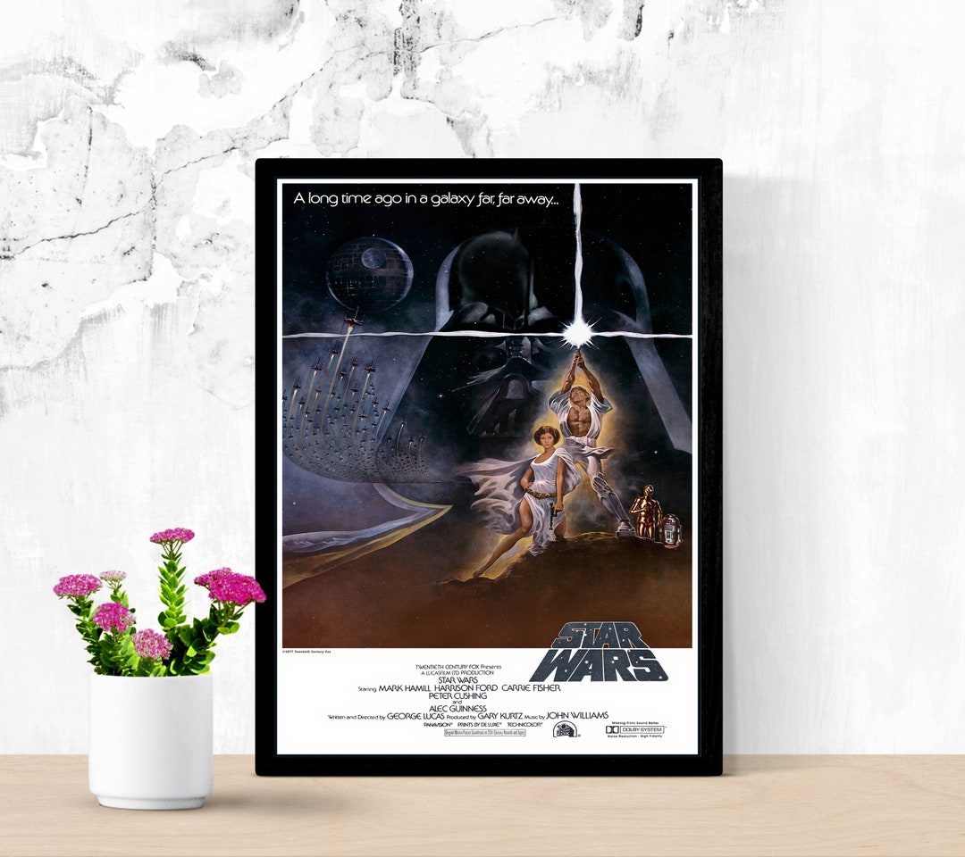 Star Wars Movie Poster 1977 Vintage Movie Poster Vintage - Etsy